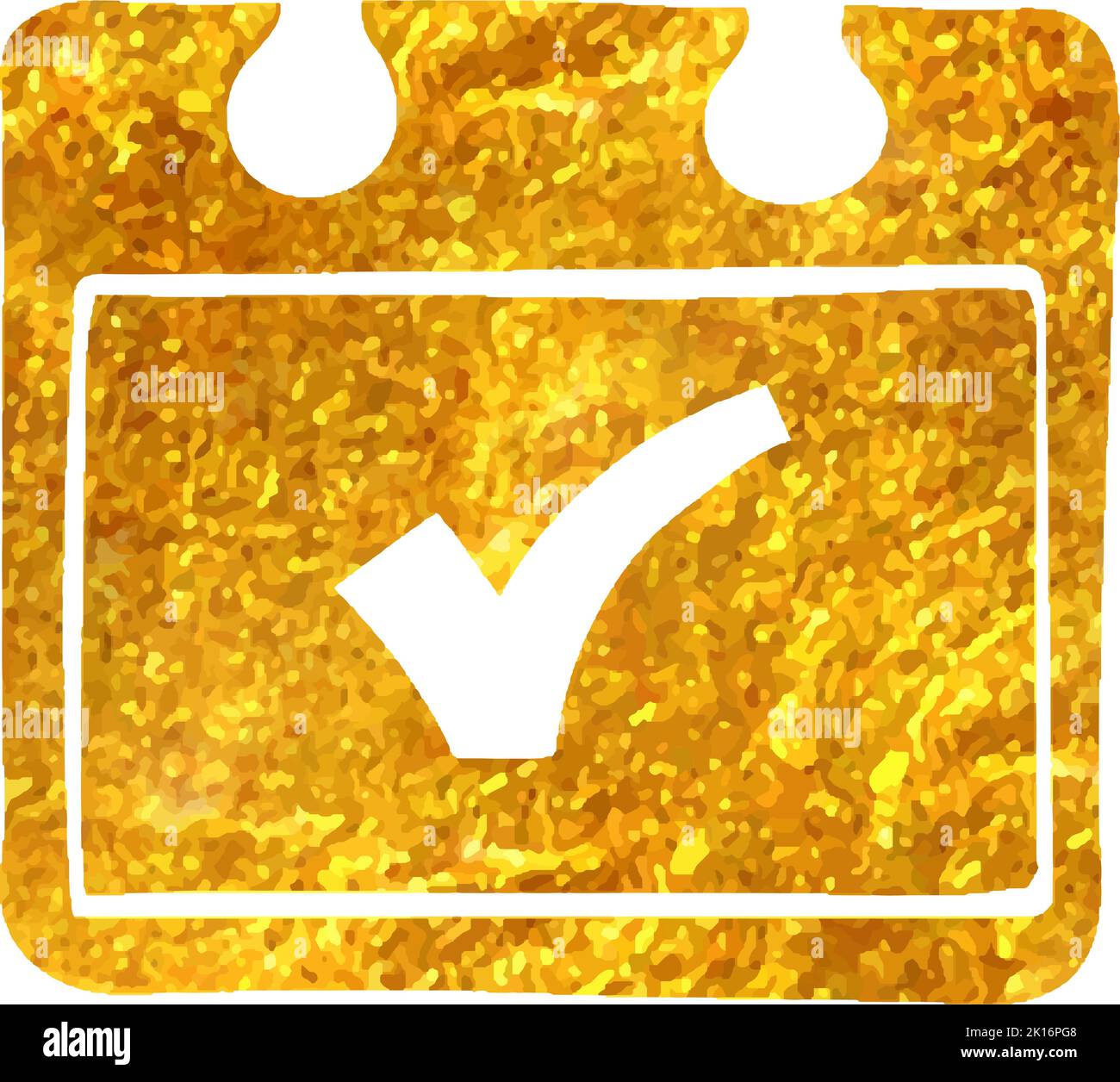 Hand drawn Available label icon in gold foil texture vector ...