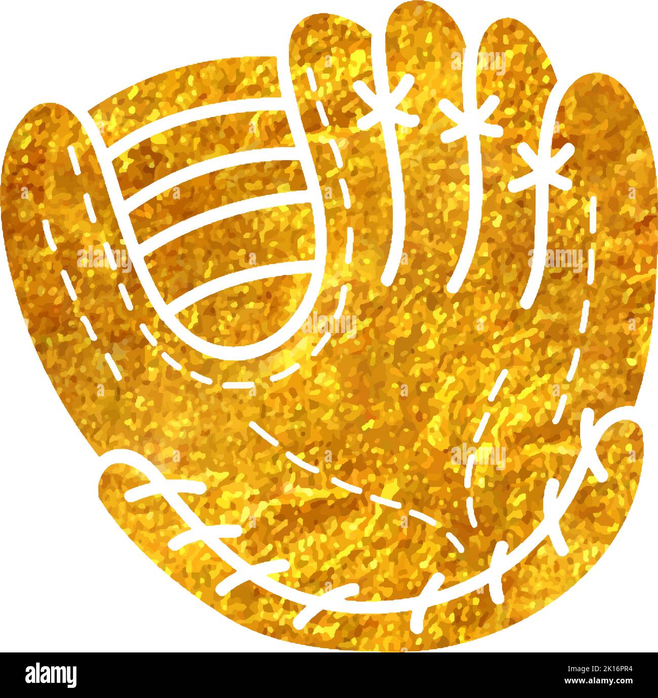 Baseball glove icon yellow Stock Vector Images - Alamy