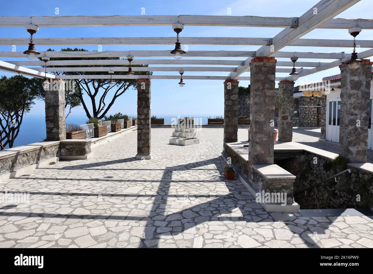 Anacapri - Terrazza del Monte Solaro Stock Photo - Alamy