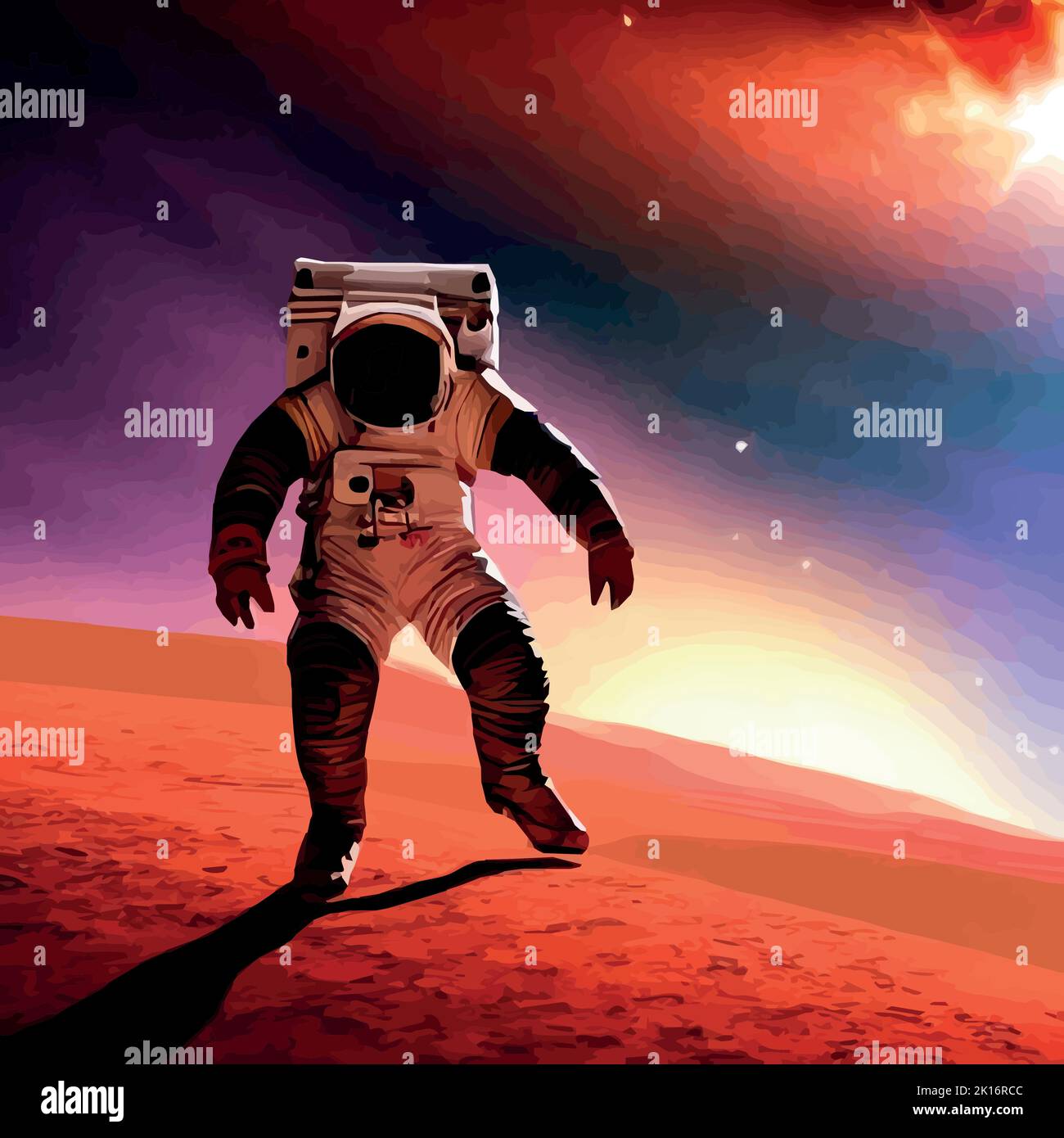 Mars astronaut hi-res stock photography and images - Alamy