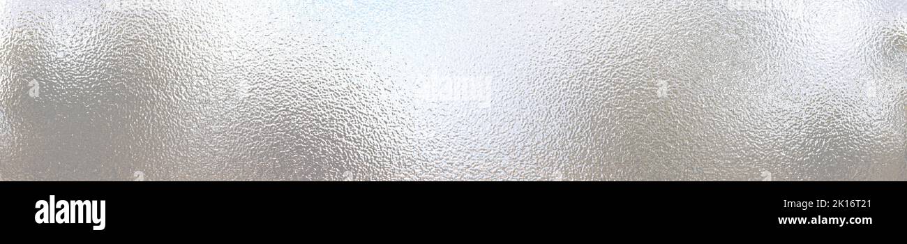 Light matte surface. Plastic glass. Frosted winter window glass. White ...