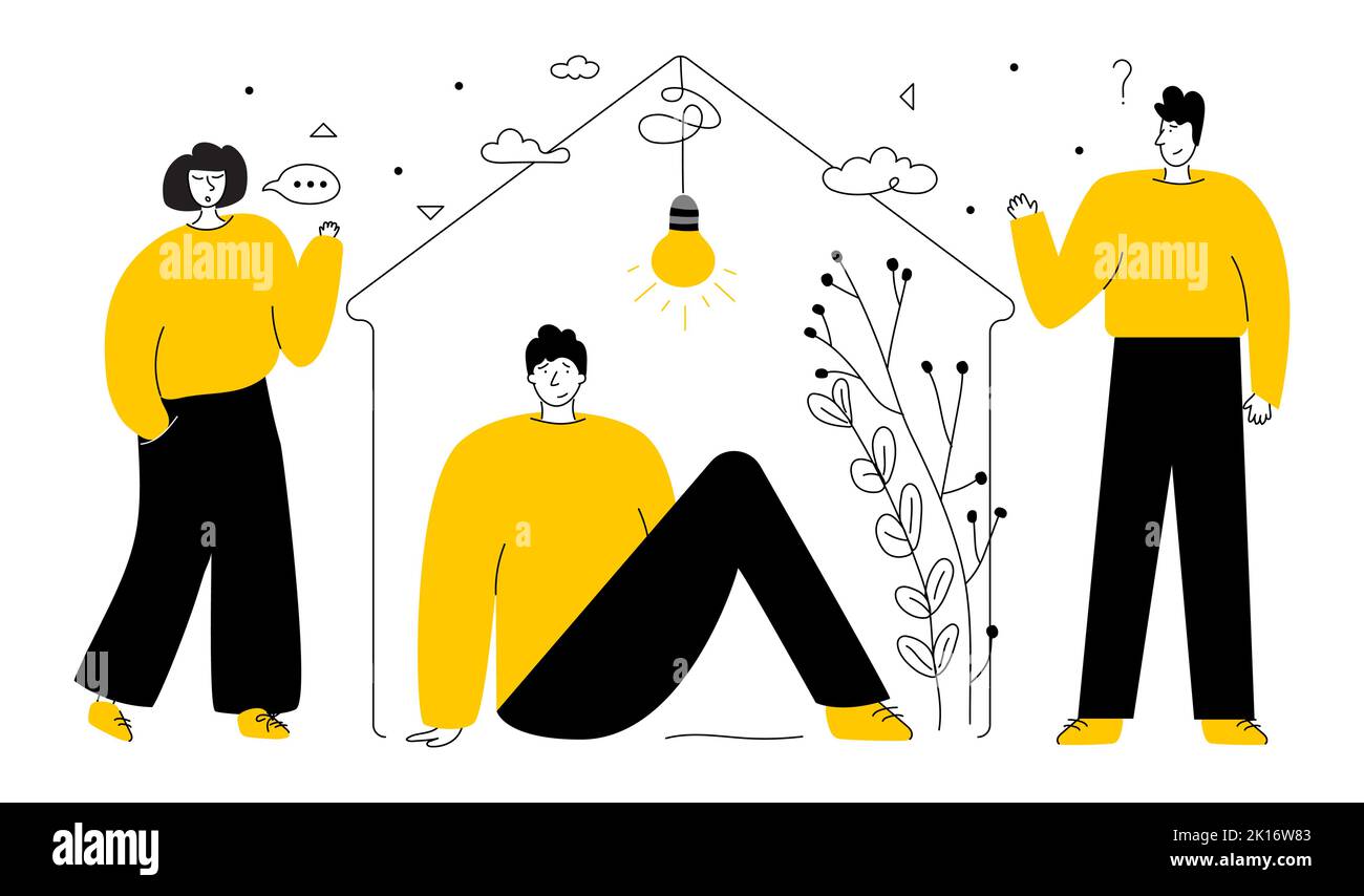 Antisocial persons in individual space, zone and group persons. He is ...