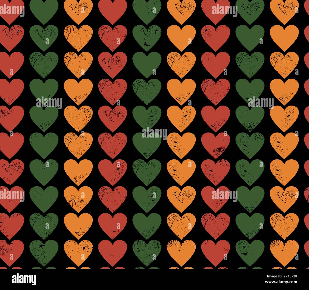 Kwanzaa seamless pattern Black history month, repeating texture ...