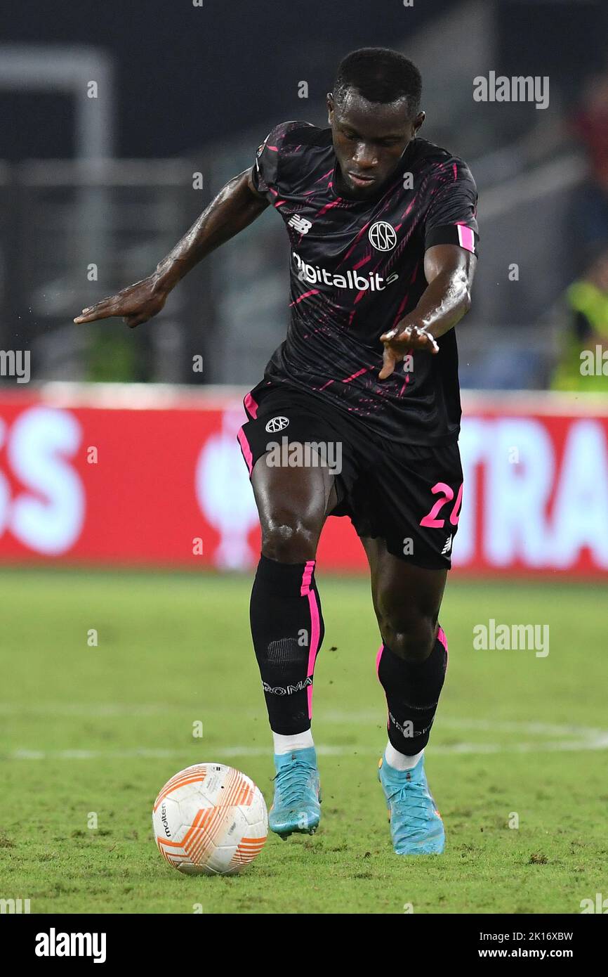 Rome, Lazio. 15th Sep, 2022. Medi Camara of AS Roma during the Uefa ...