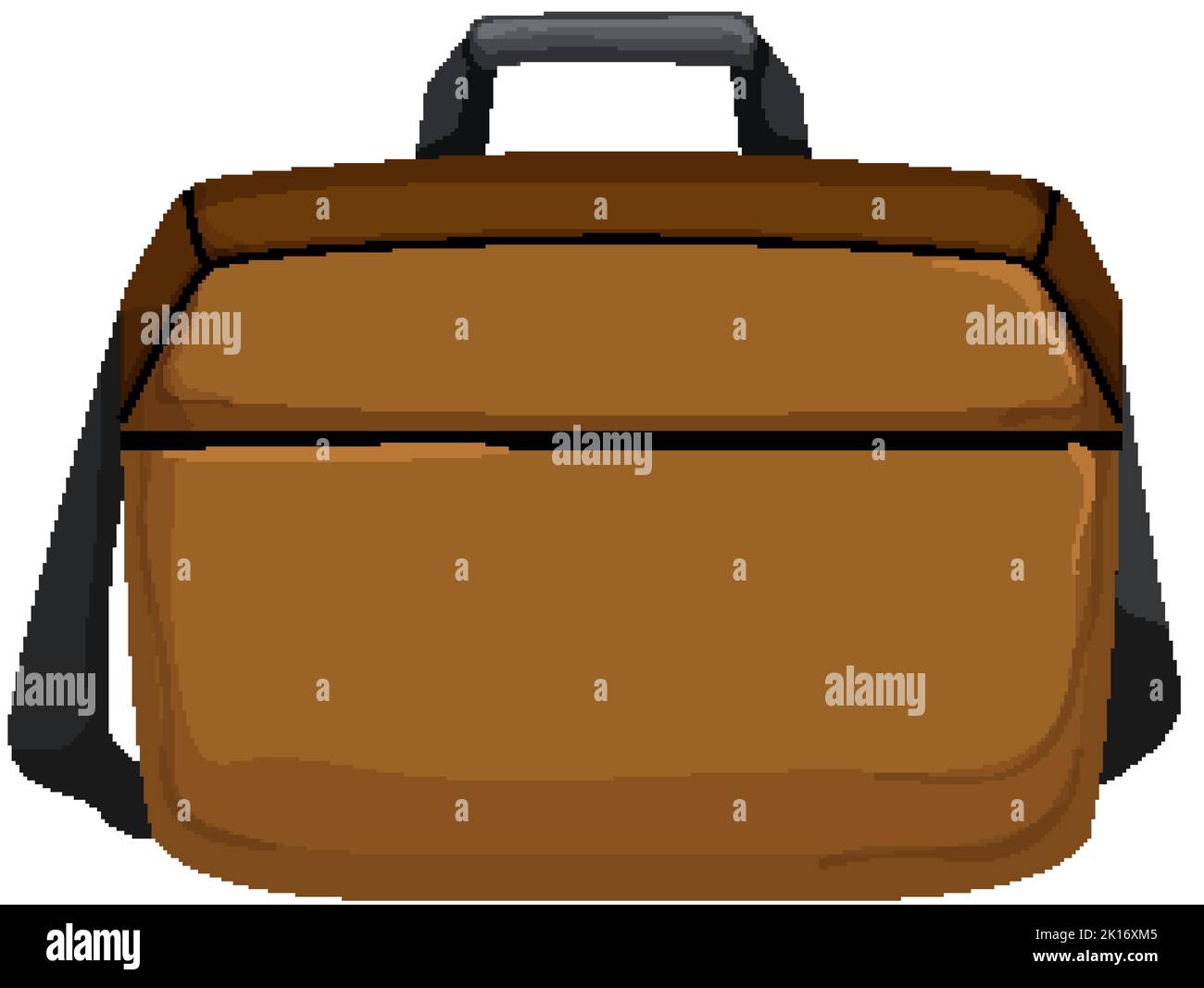 leather laptop bag cartoon vector illustration Stock Vector Image & Art ...