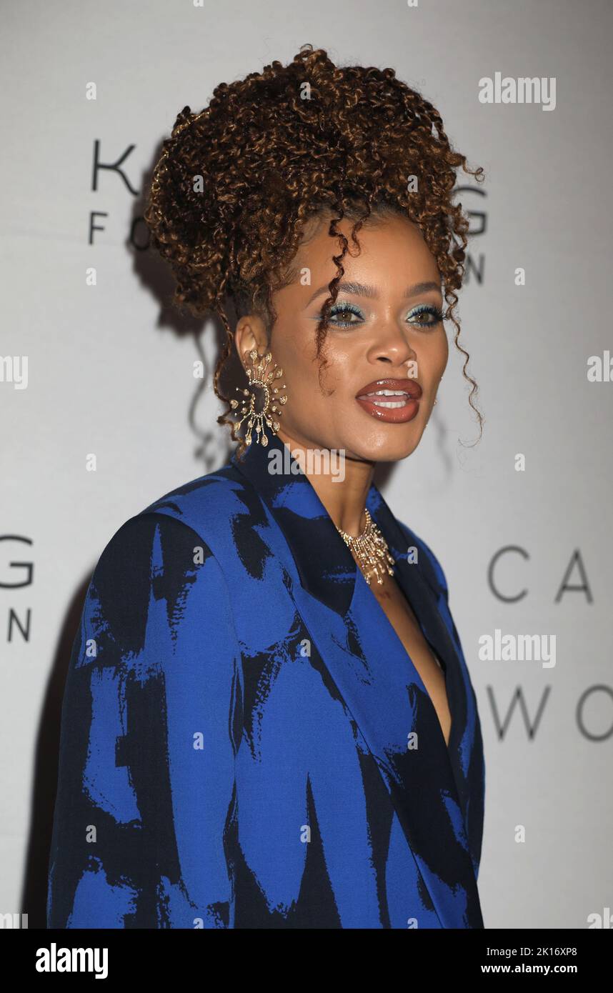 September 15, 2022, New York City, New York, USA: Singer ANDRA DAY ...