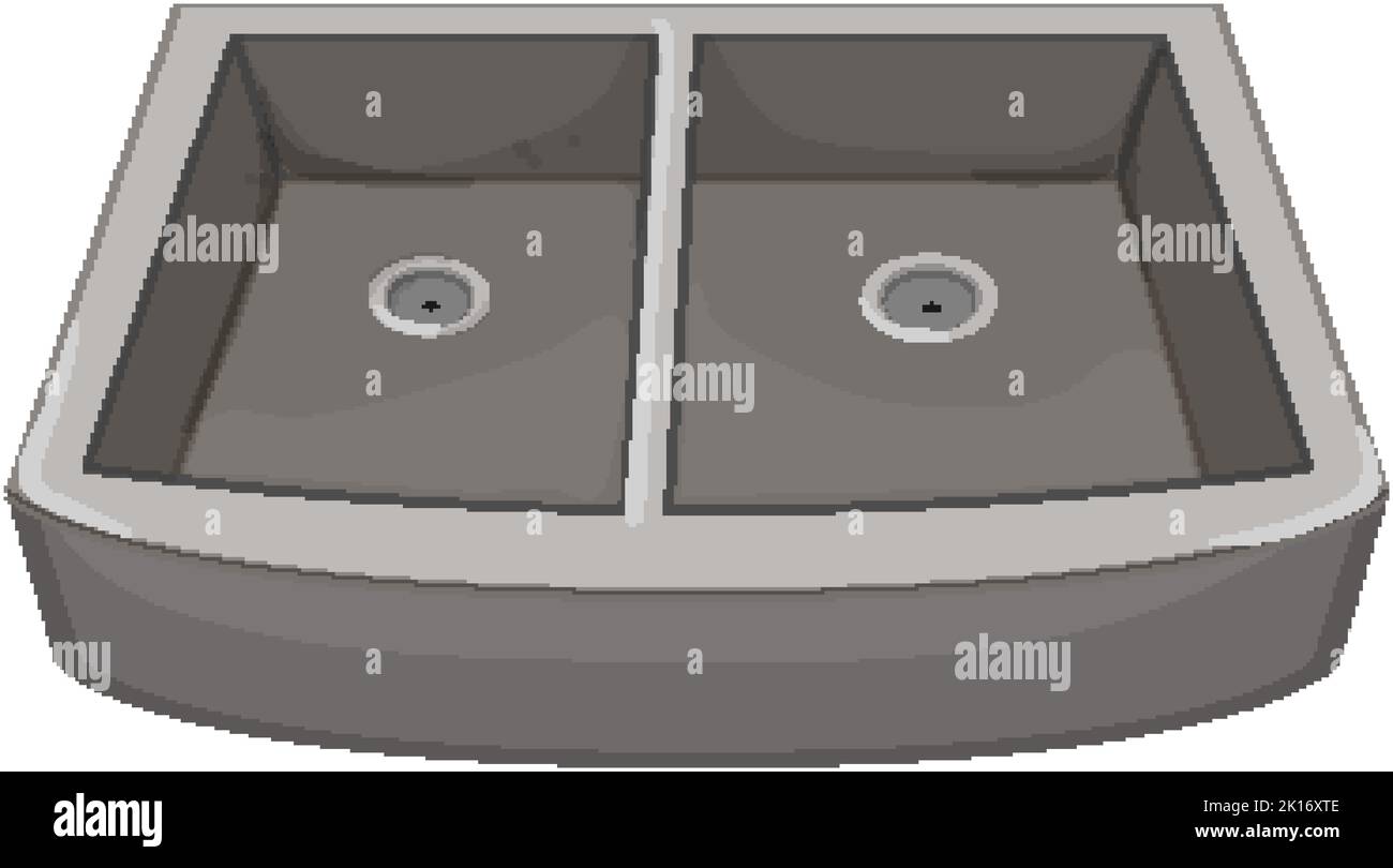 modern metal sink cartoon vector illustration Stock Vector Image & Art ...