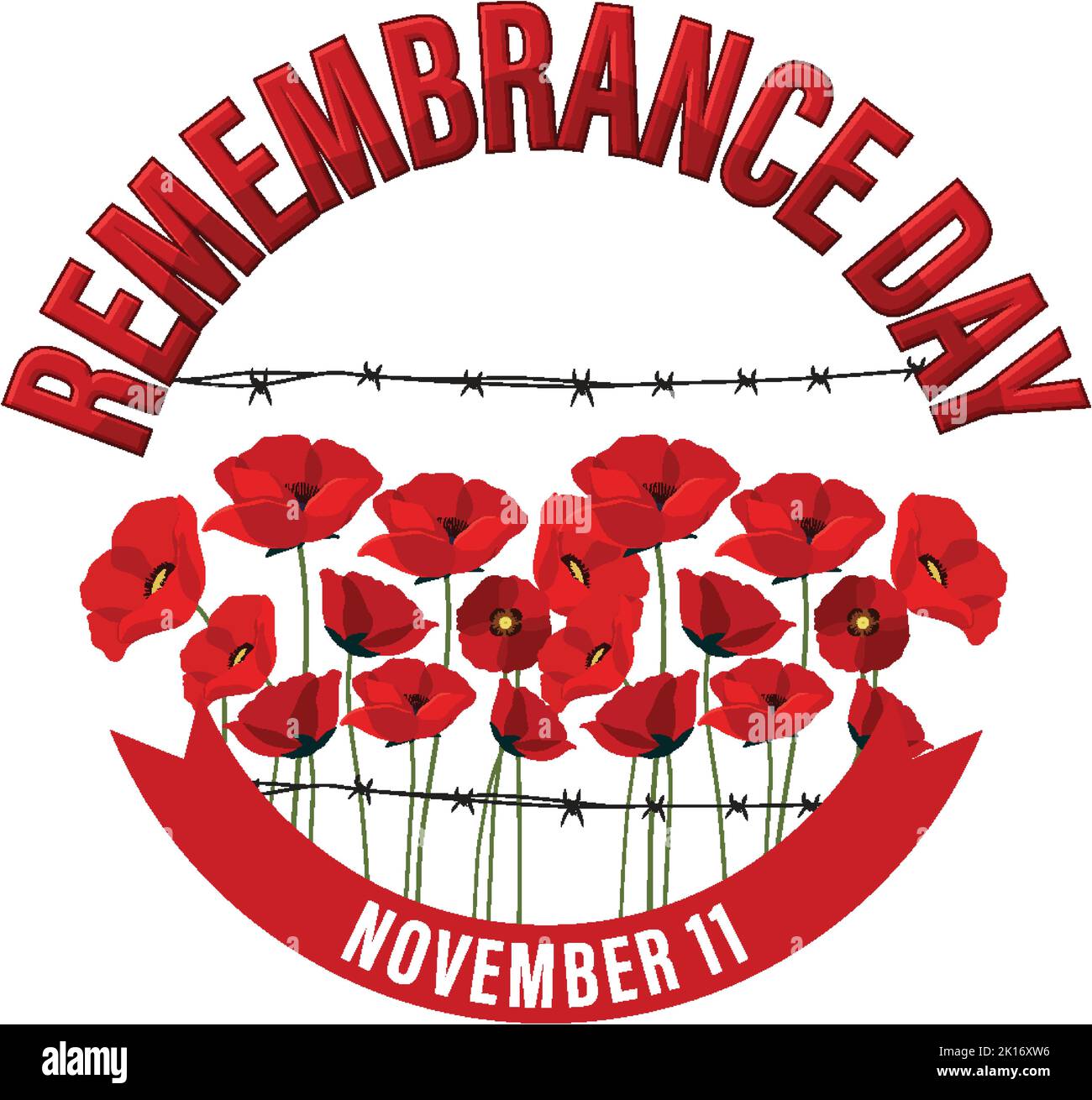 Remembrance Day Logo Design illustration Stock Vector Image & Art - Alamy