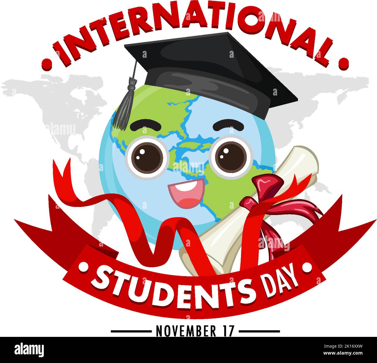 International Student Day Banner Design illustration Stock Vector Image ...