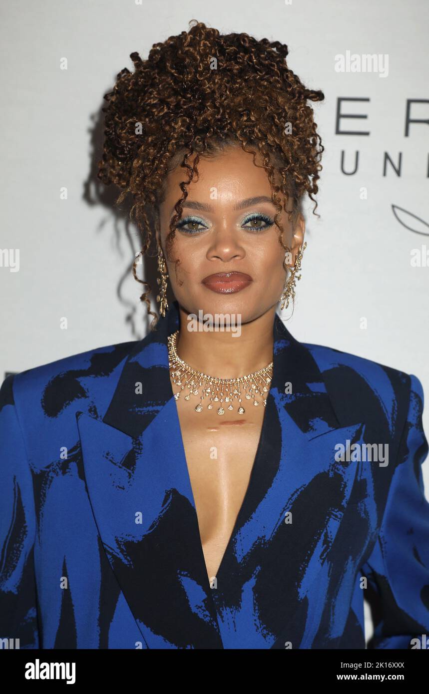 September 15, 2022, New York City, New York, USA: Singer ANDRA DAY ...