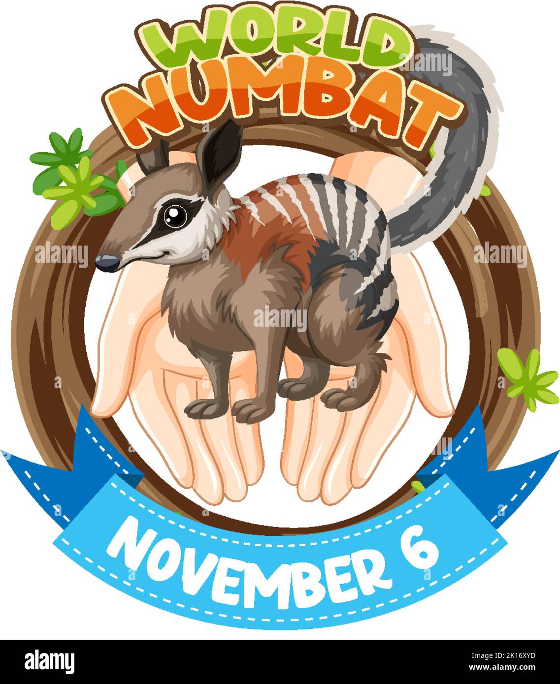 World Numbat Day Banner Logo illustration Stock Vector Image & Art - Alamy
