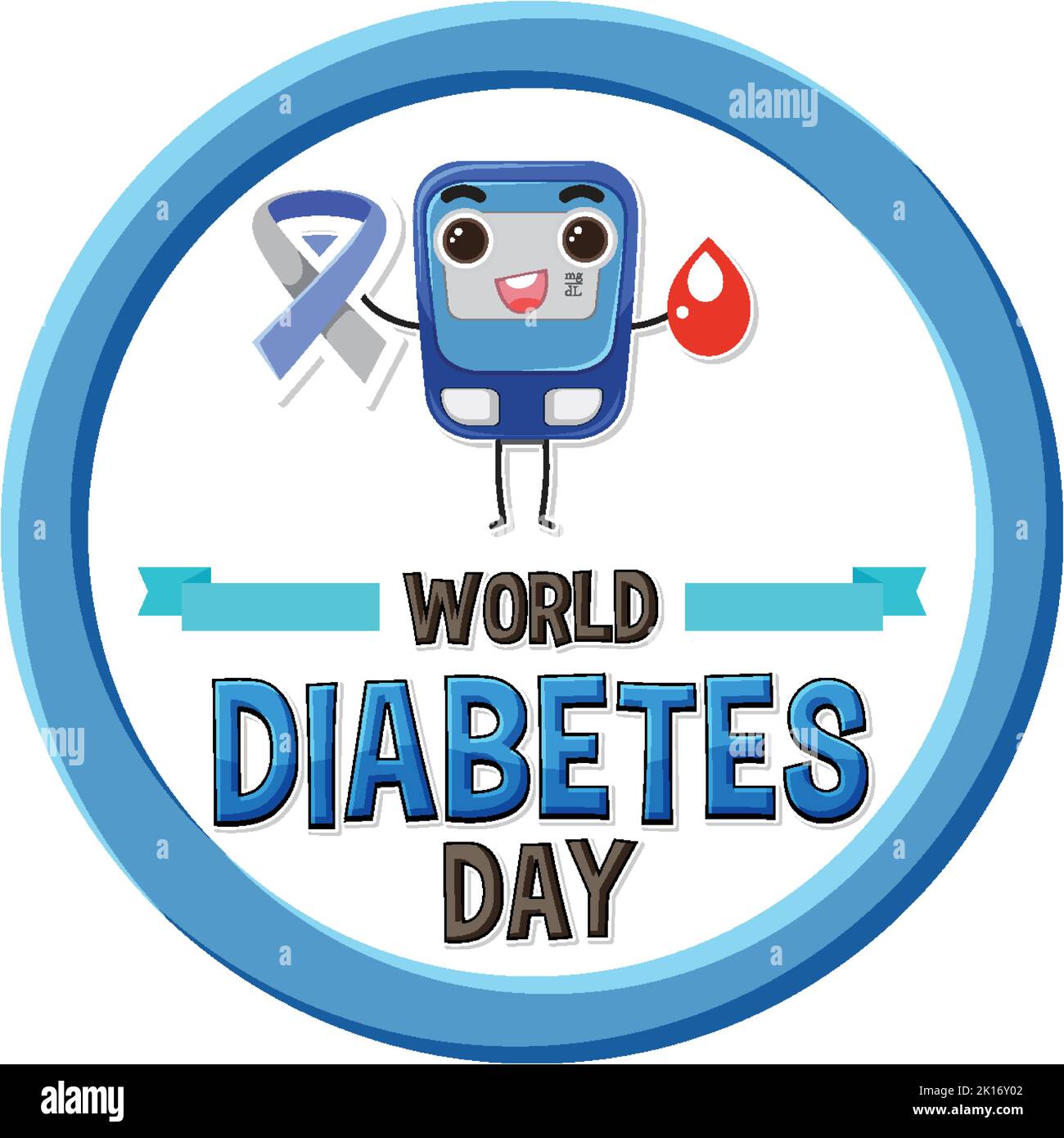 World Diabetes Day Poster Design illustration Stock Vector Image & Art ...