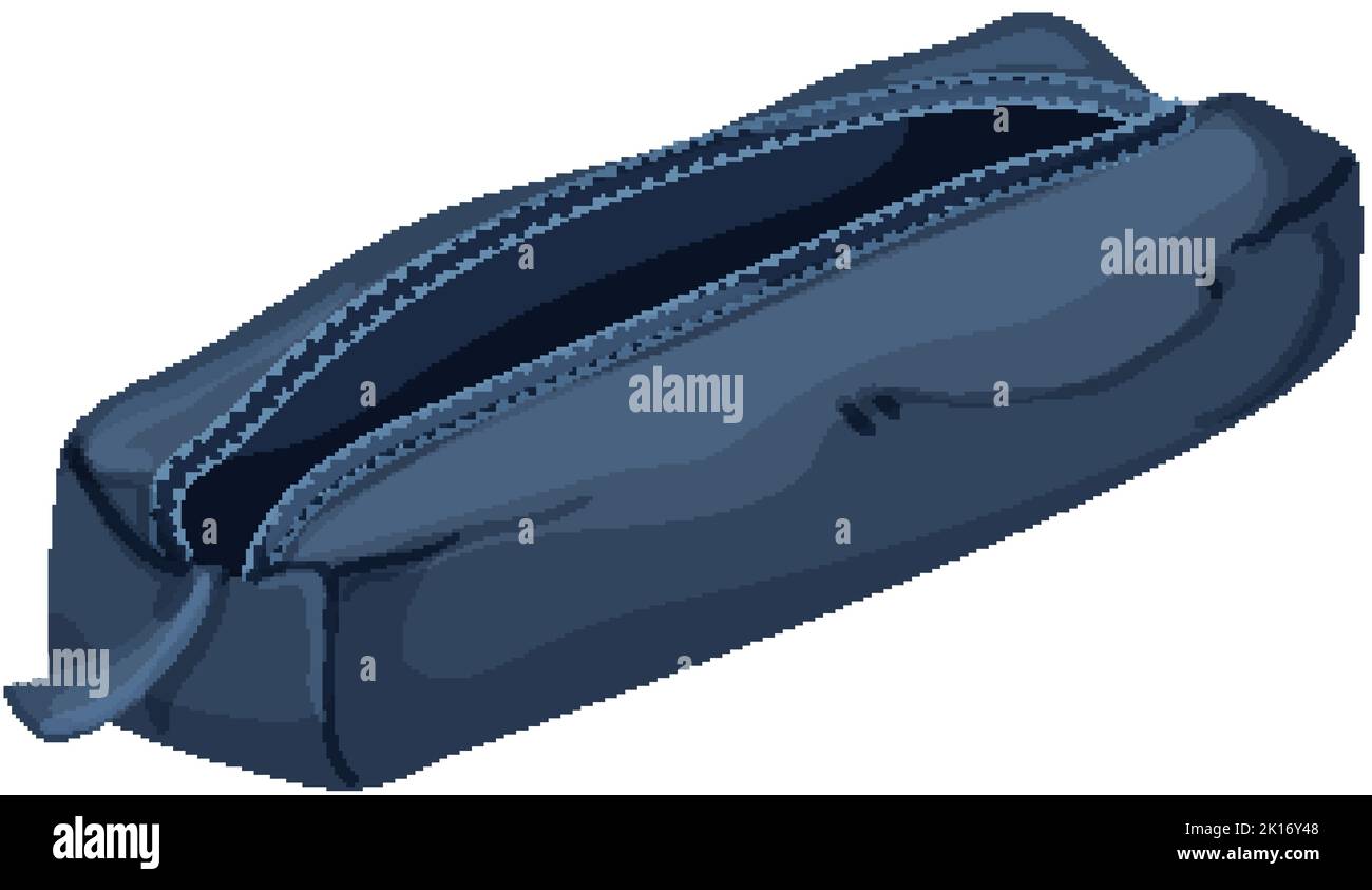 bag pencil case cartoon vector illustration Stock Vector Image & Art ...