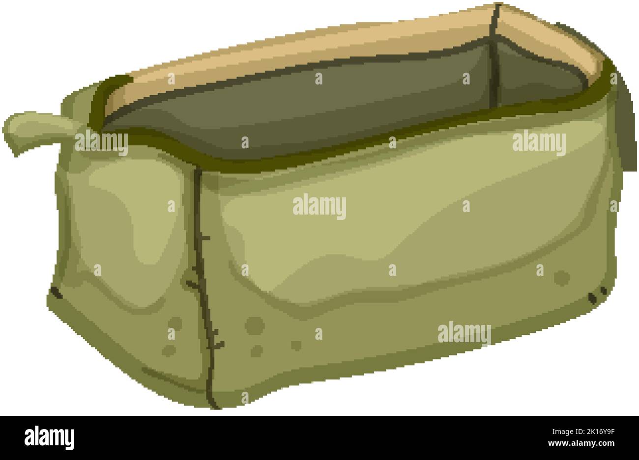 School pencil case isolated top view Stock Vector Images - Alamy