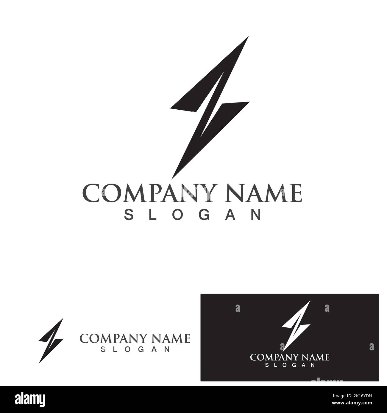 Thunderbolt logo and symbol vector Stock Vector Image & Art - Alamy
