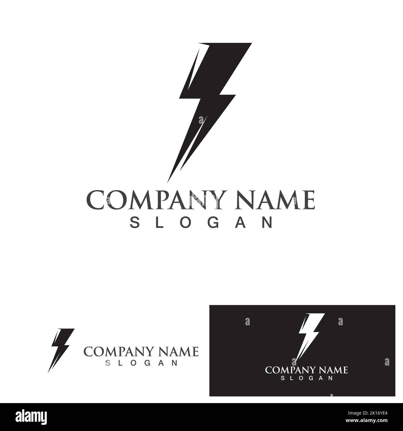 Thunderbolt logo and symbol vector Stock Vector Image & Art - Alamy