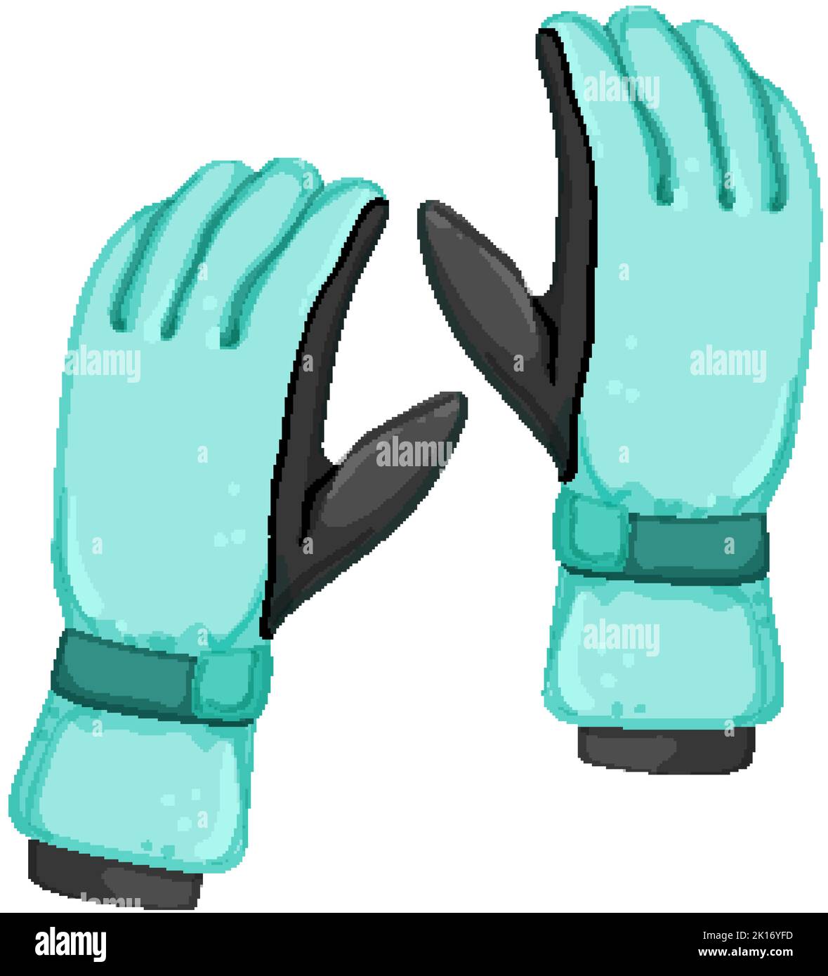 season mittens gloves winter cartoon vector illustration Stock Vector ...