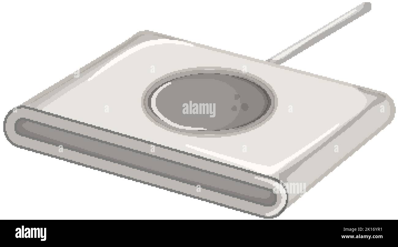 phone wireless charger cartoon vector illustration Stock Vector Image ...