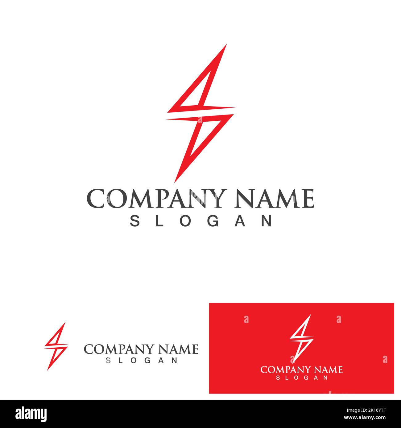 Thunderbolt logo and symbol vector Stock Vector Image & Art - Alamy