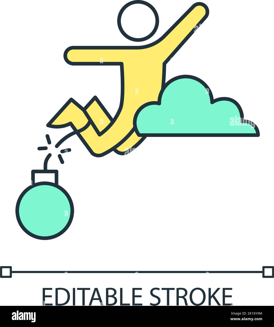 Heavy burden cartoon hi-res stock photography and images - Alamy