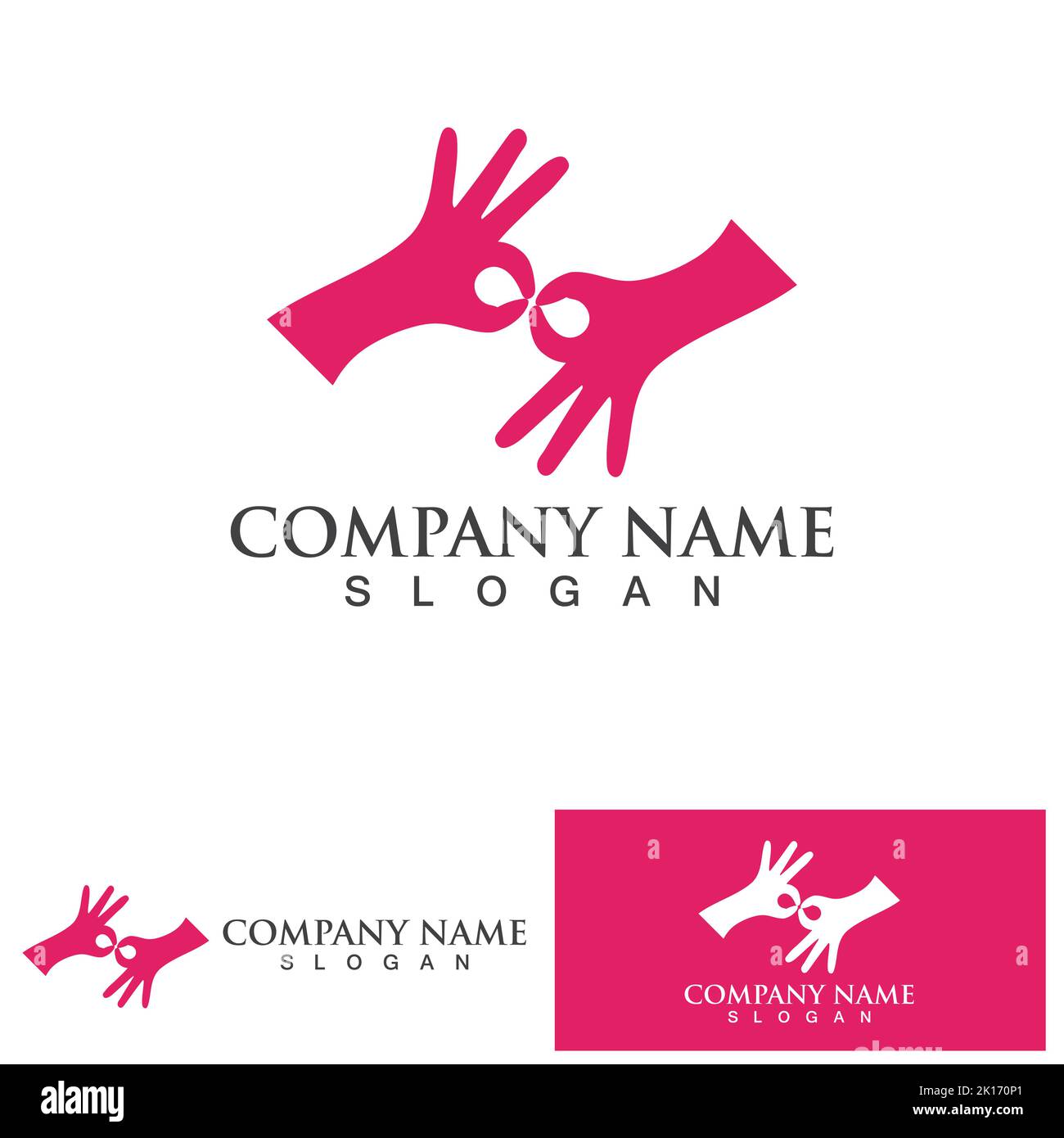 Hand hope logo and symbol vector template Stock Vector Image & Art - Alamy