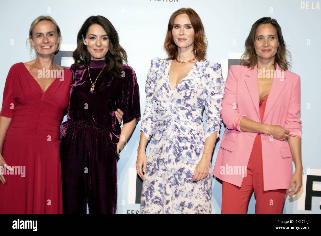 La Rochelle, France. 16th Sep, 2022. Sandrine Bonnaire, Sofia Essaïdi ...