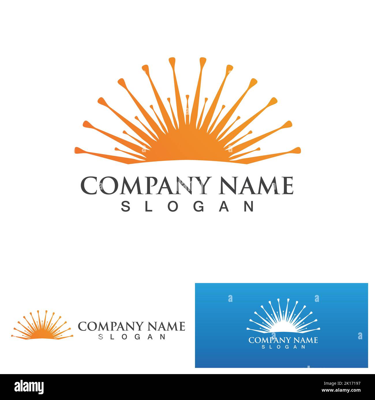 Sunset beach logo symbol vector illustration design template Stock ...