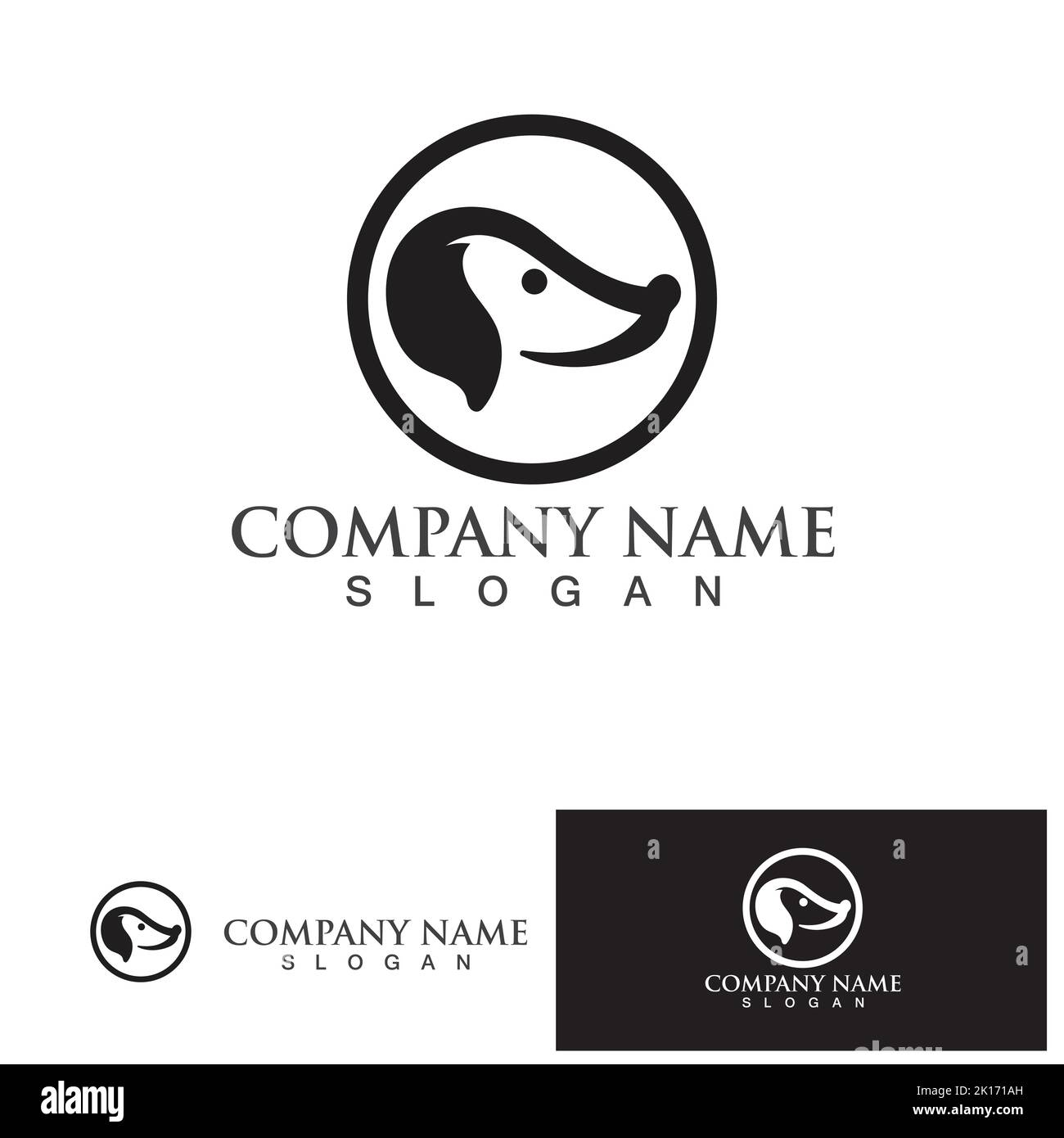 Dog Logo and symbol vector Stock Vector Image & Art - Alamy