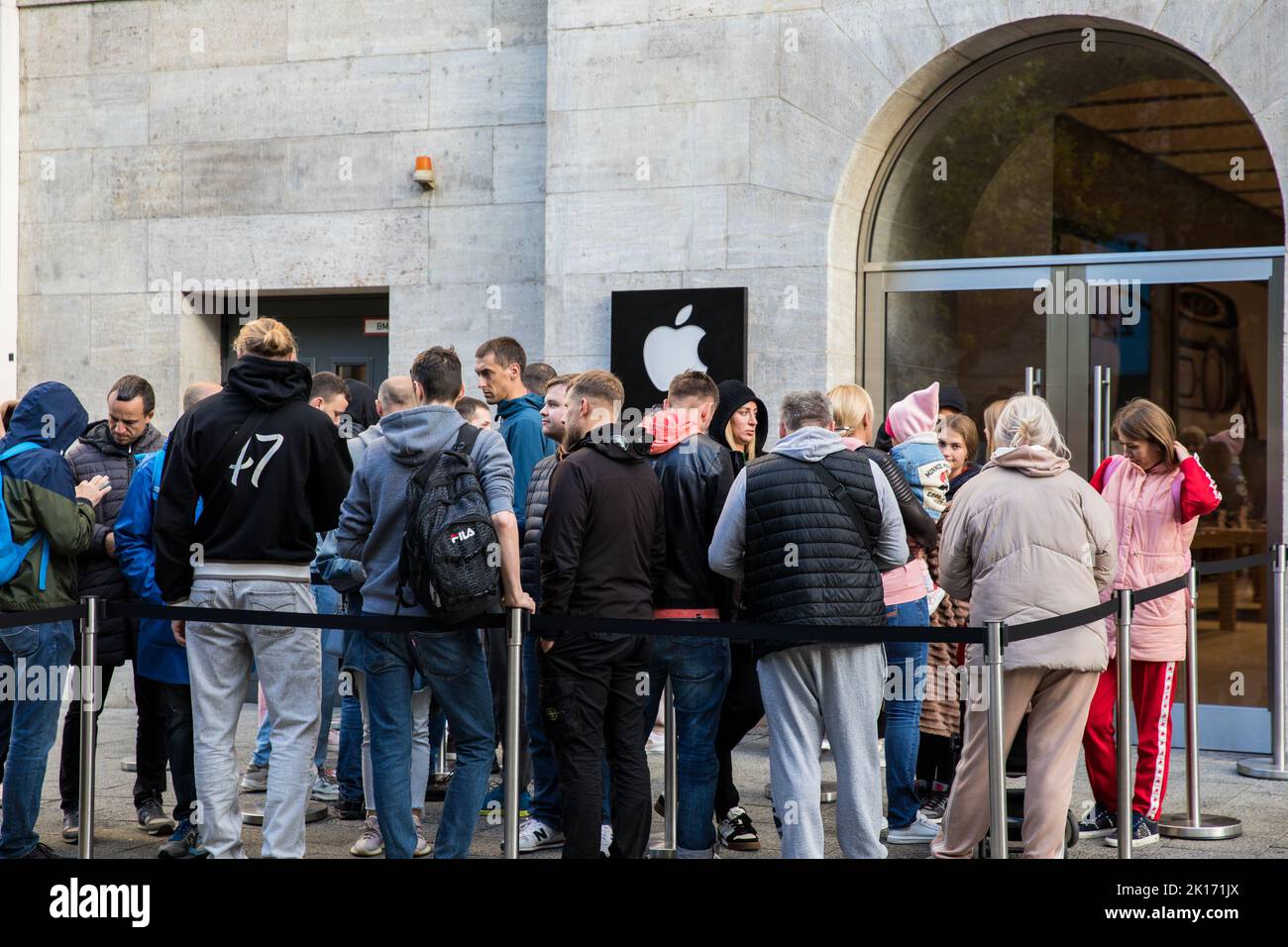 Berlin, Germany. 16th Sep, 2022. At the Apple Store in Berlin, at ...