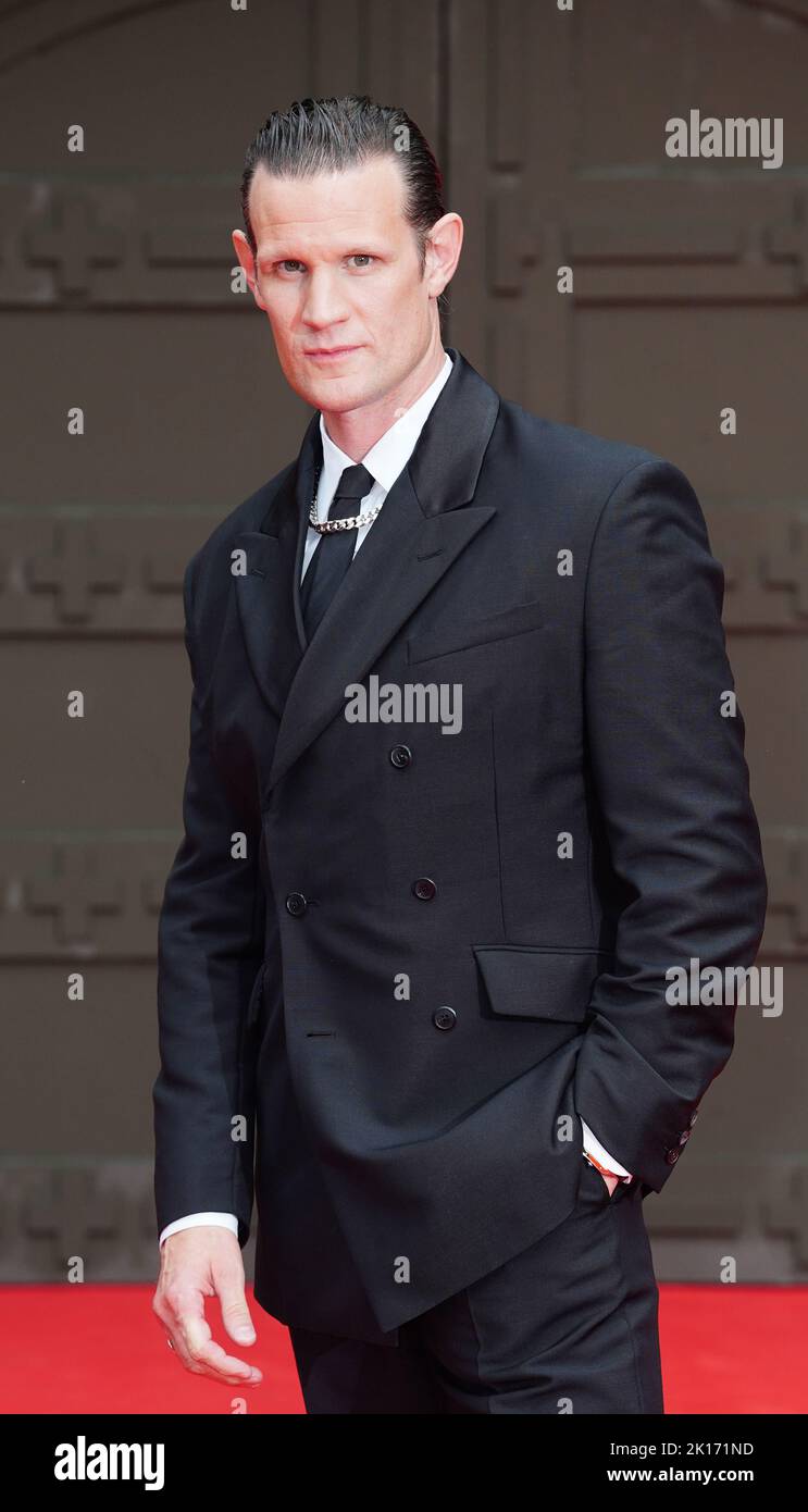 File photo dated 15/08/22 of Matt Smith, who has said The Queen used to ...
