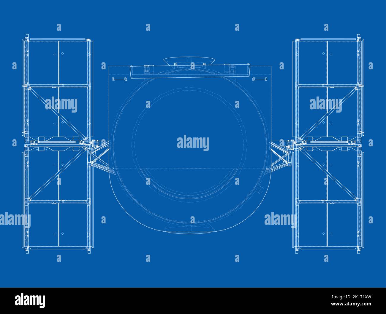 Hubble space telescope. Sattellite Stock Vector Image & Art - Alamy