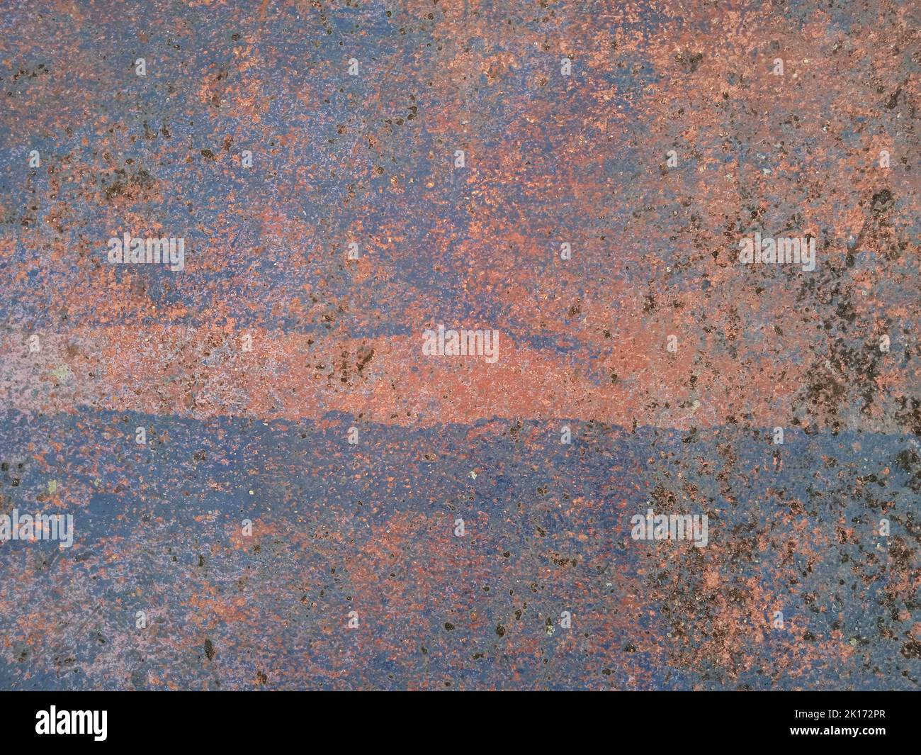 Old rusty metal sheet, peeled metal overlay texture. Grunge background ...