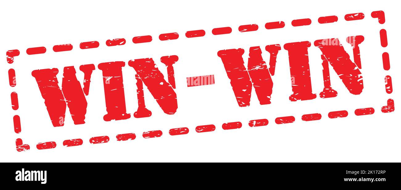 WIN-WIN text written on red dash stamp sign Stock Photo - Alamy WIN-WIN text written on red dash stamp sign Stock Photo - Alamy