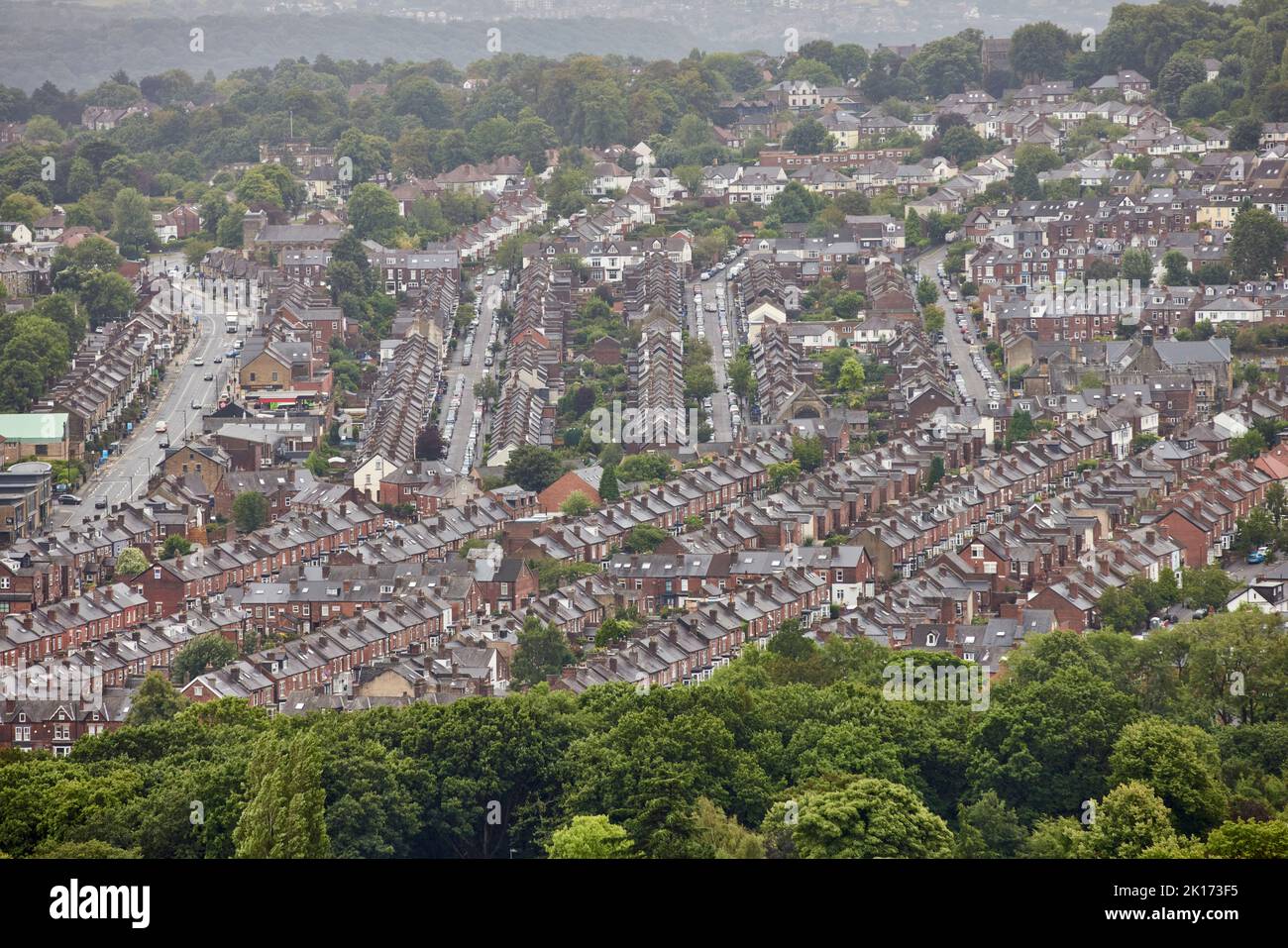 Sheffield South Yorkshire, Ecclesall Road, and hosing stock in the ...
