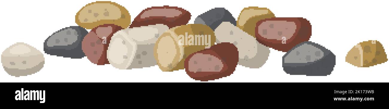 gravel rock cartoon vector illustration Stock Vector Image & Art - Alamy