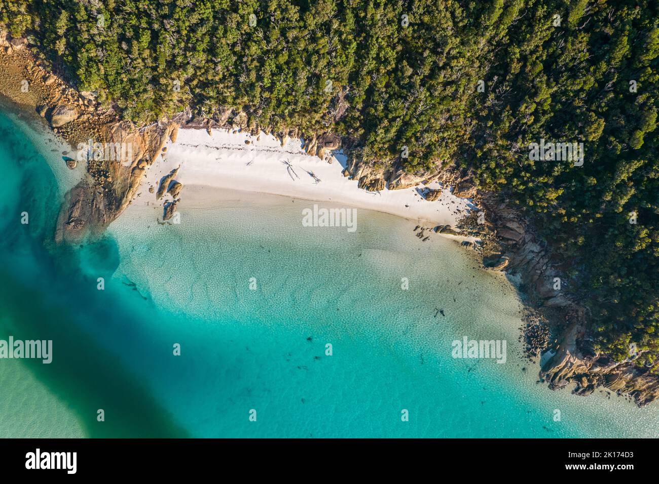 Beautiful Arial View of Whitsundays Islands and Whitehaven Beach ...