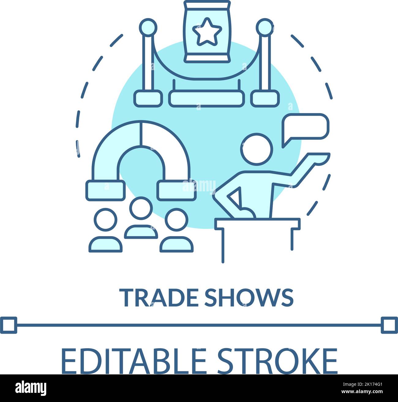 Business meeting trade show Stock Vector Images - Alamy