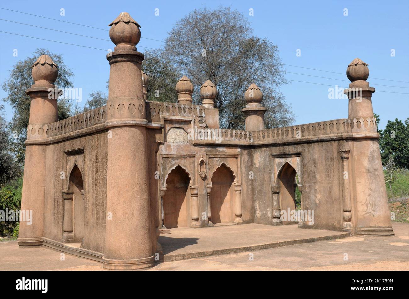 Structures in Kalinjar Fort. There are structures such as masjid, tomb ...