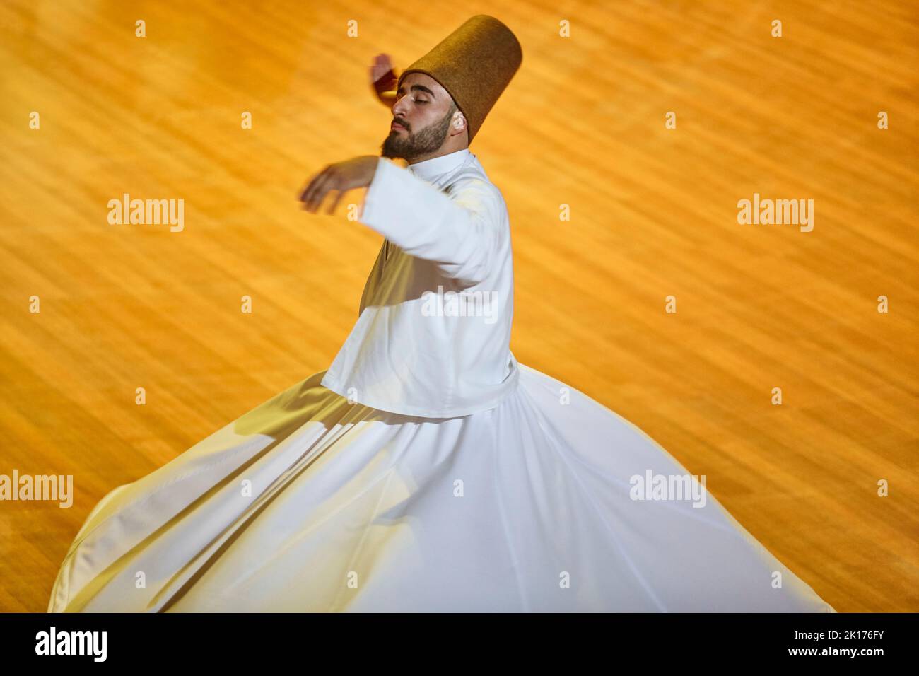 Dervish spirituality traditional ceremony in Mevlana culture center ...