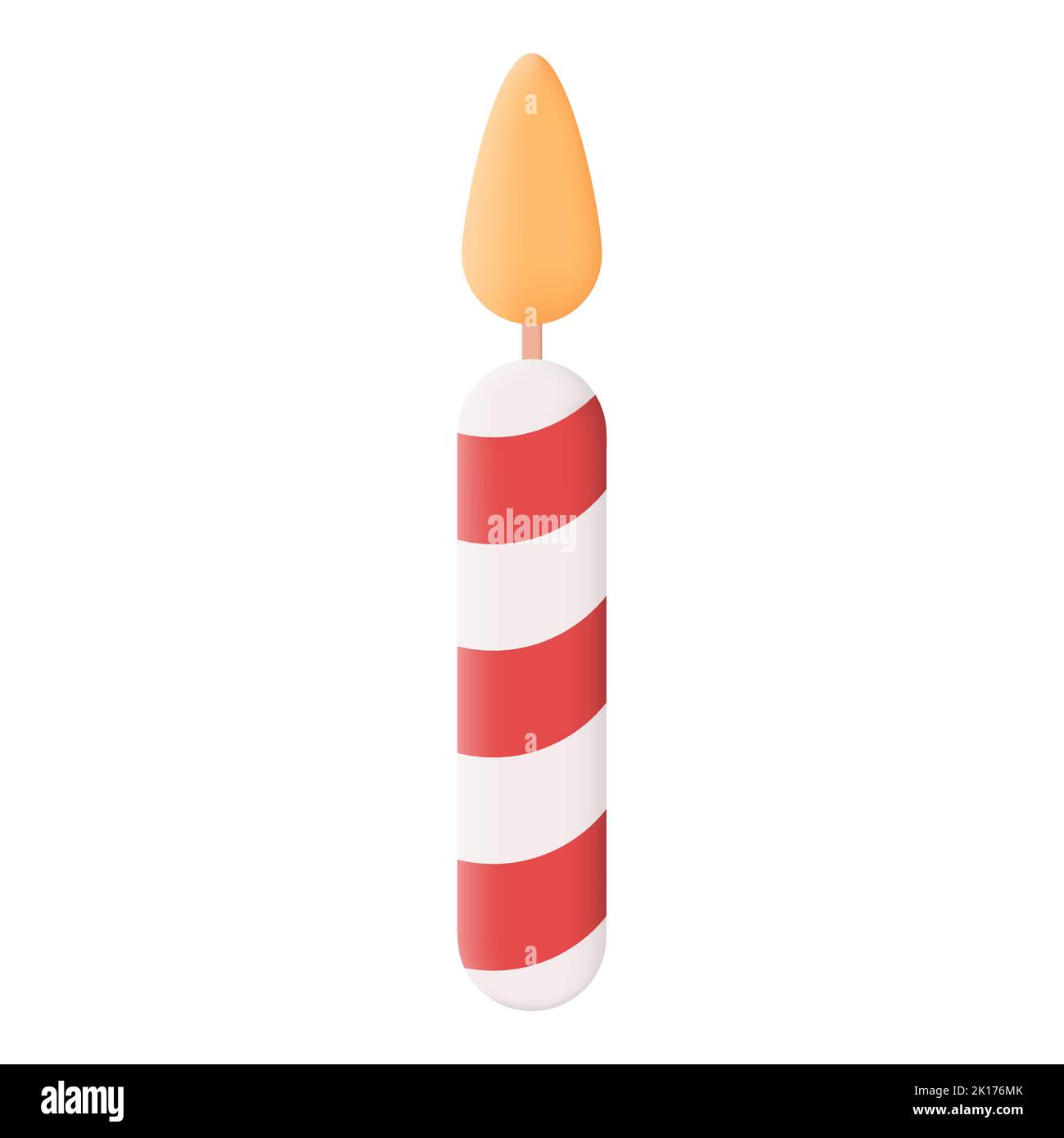 Three burning candle Cut Out Stock Images & Pictures - Alamy