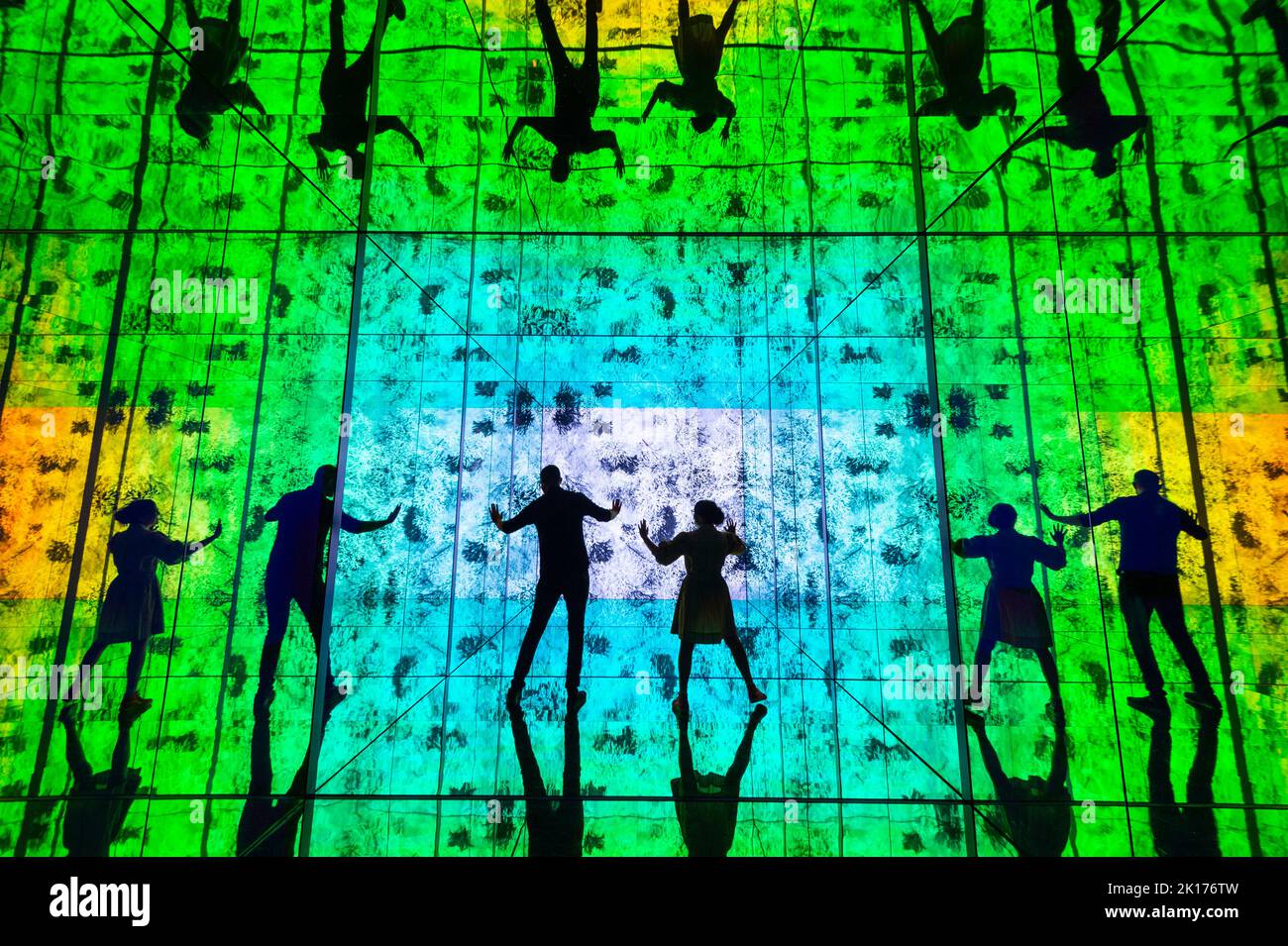 London, UK. 16 September 2022. People experience INTO SIGHT, a large ...