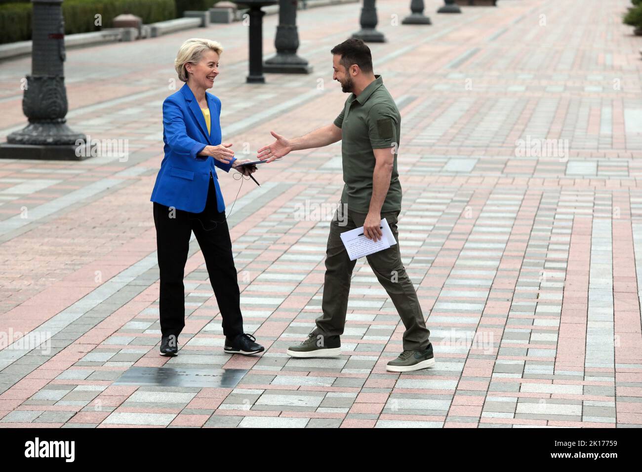 Non Exclusive: KYIV, UKRAINE - SEPTEMBER 15, 2022 - President of the ...
