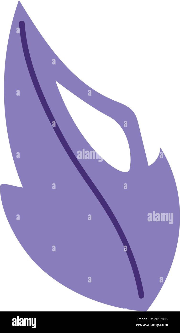purple leaf plant nature icon Stock Vector Image & Art - Alamy