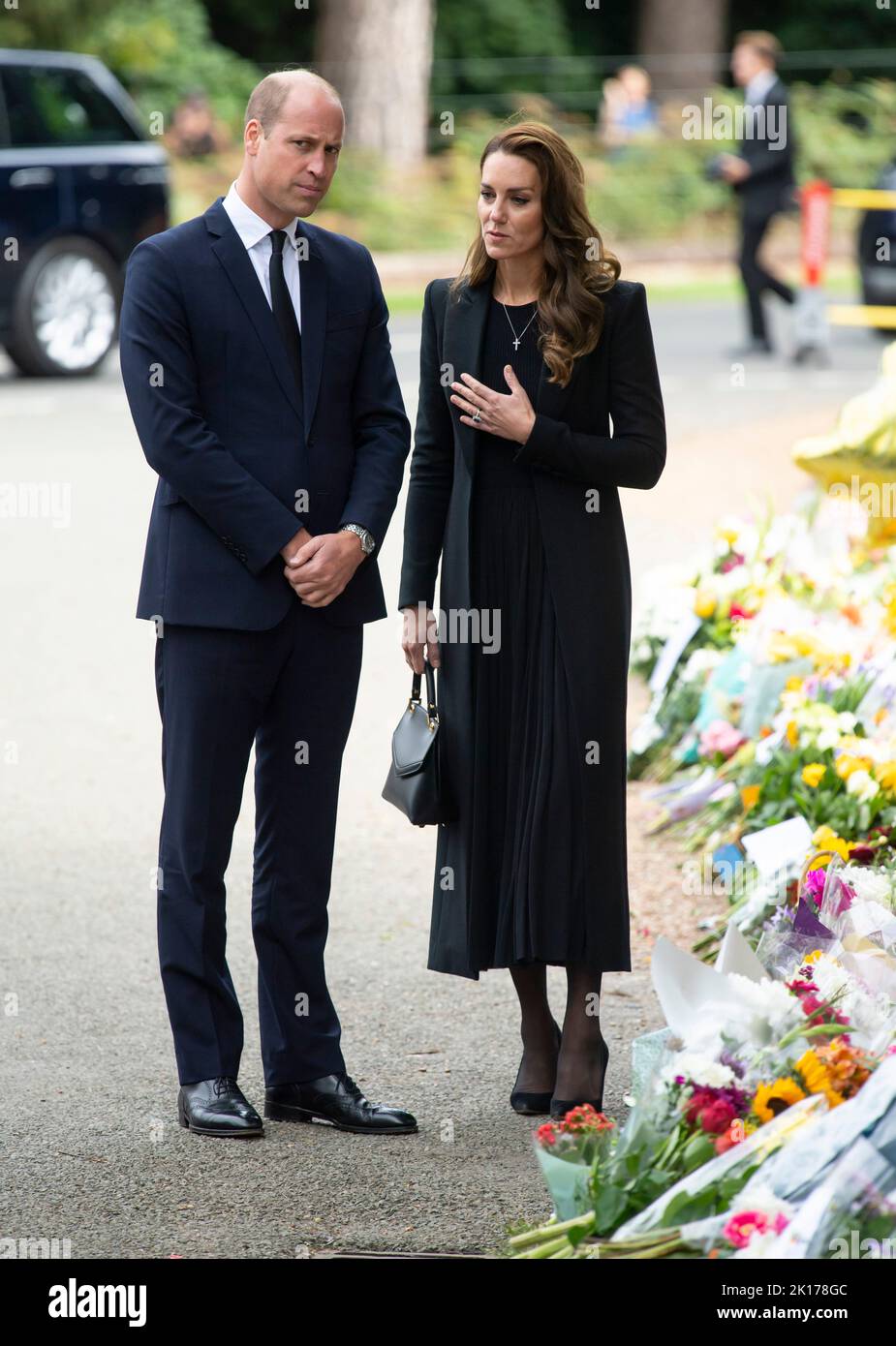 Sandringham, UK. 15 September 2022. The Prince and Princess of Wales ...