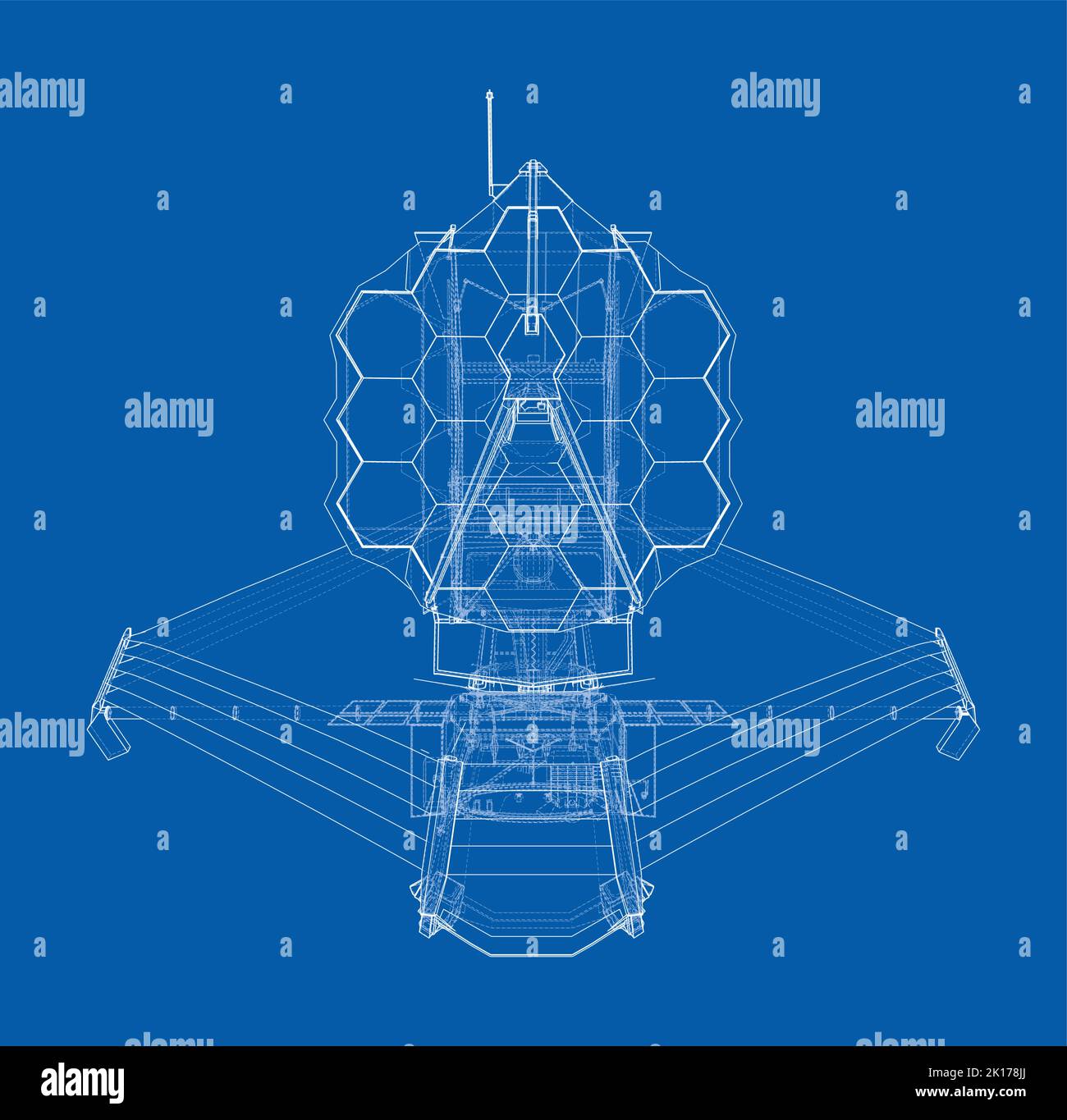 James Webb Space Telescope. Vector Stock Vector Image & Art - Alamy