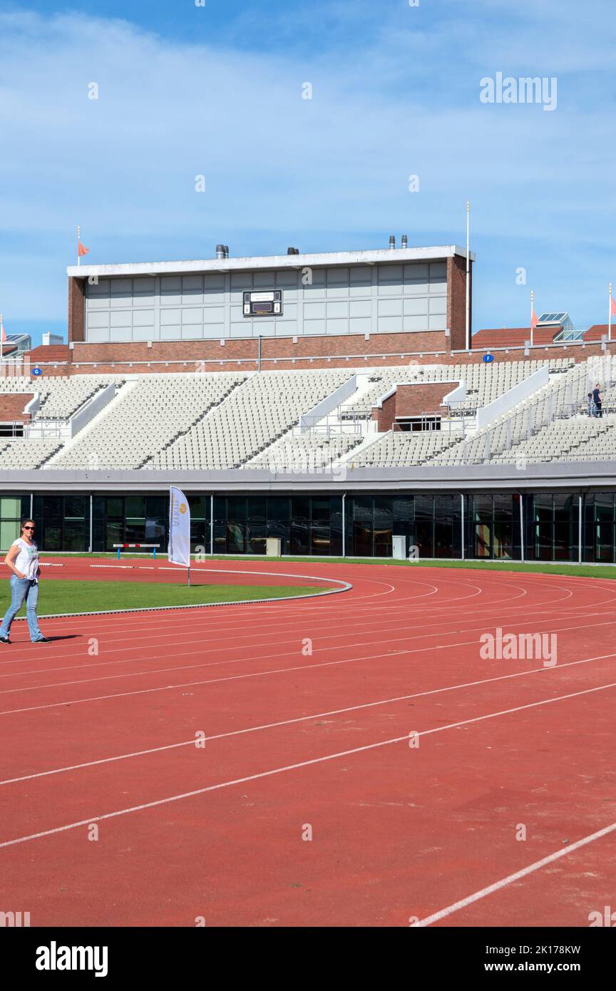 Tracking Field At The Olympic Stadium At Amsterdam The Netherlands ...