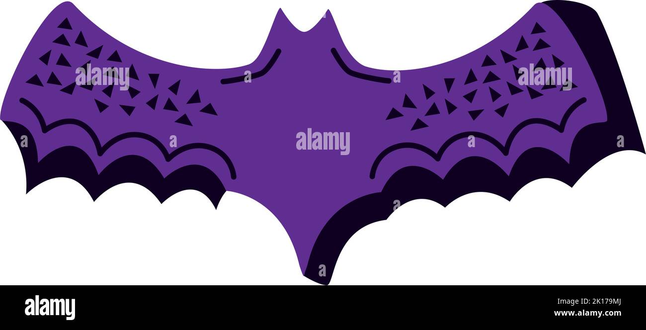 halloween bat purple color icon Stock Vector Image & Art - Alamy