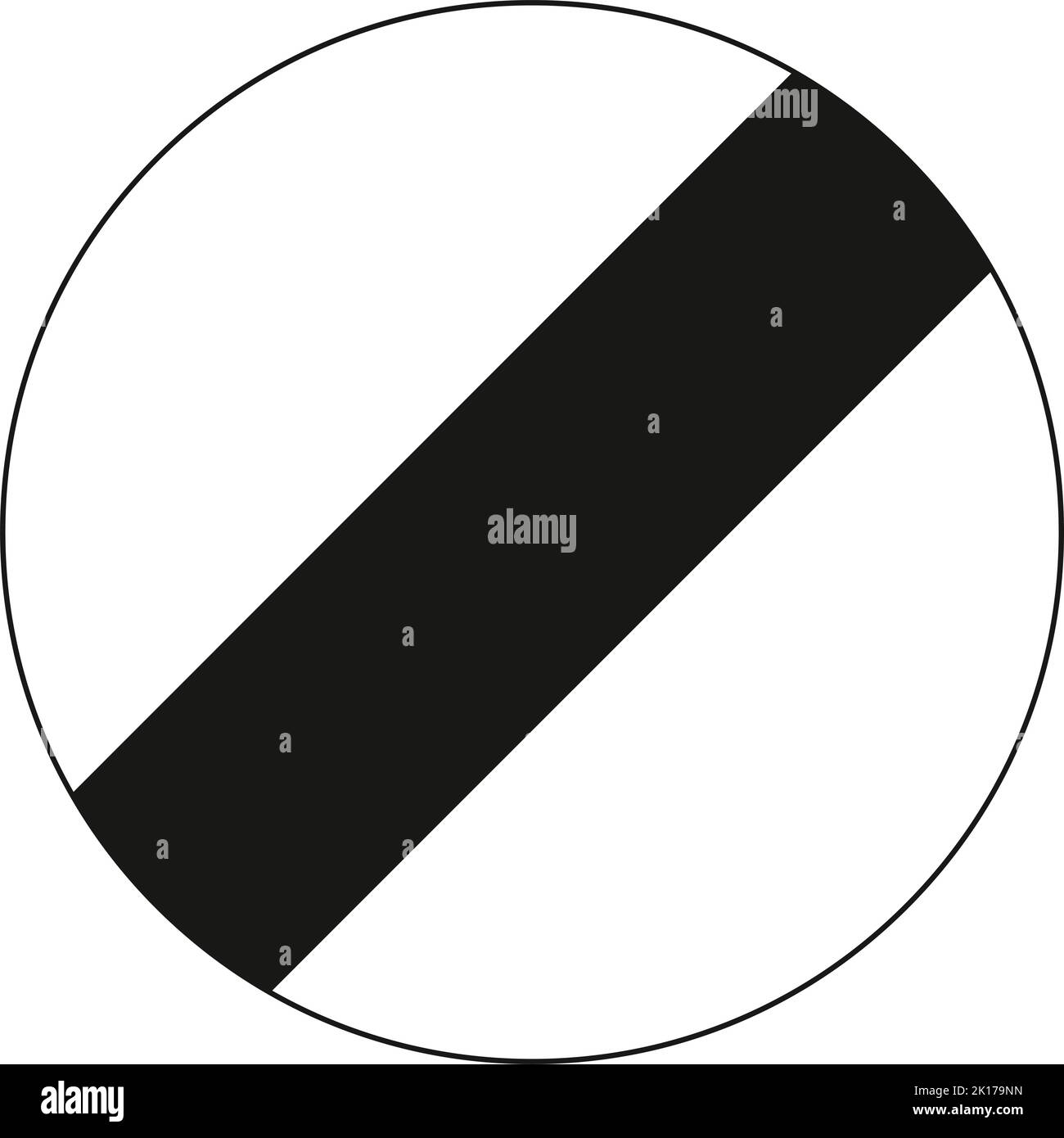 National speed limit applies sign Stock Vector Images - Alamy