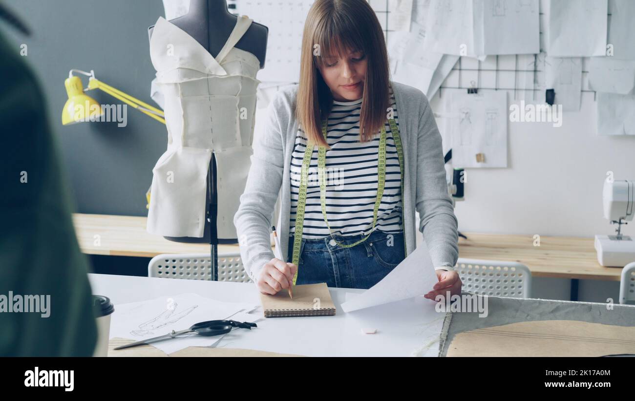 Professional tailor designer drawing hi-res stock photography and ...