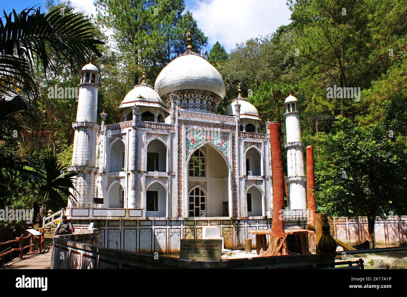 Mini Taj Mahal at Taman Safari Indonesia, Bogor, Indonesia Stock Photo ...